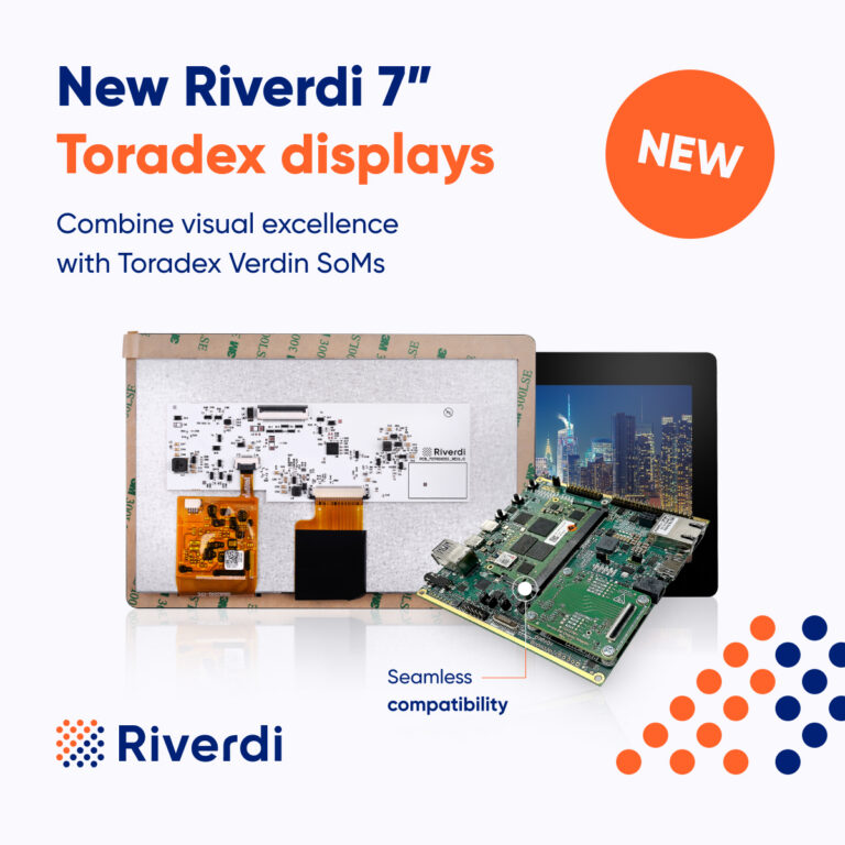 New Riverdi 7" Toradex displays - Riverdi